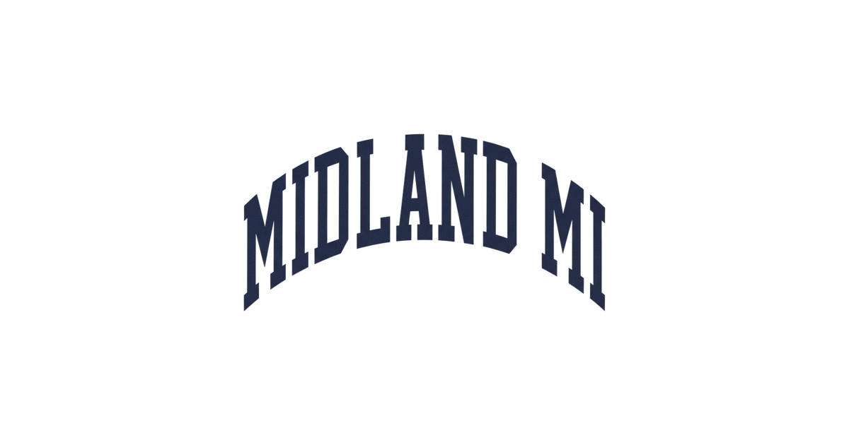 Midland MI Arch Logo - Midland Mi - T-Shirt | TeePublic
