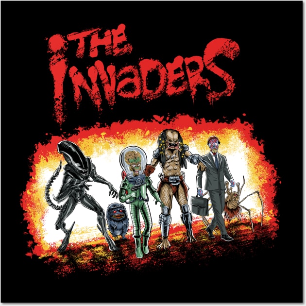 The Invaders - Aliens - Posters and Art Prints | TeePublic