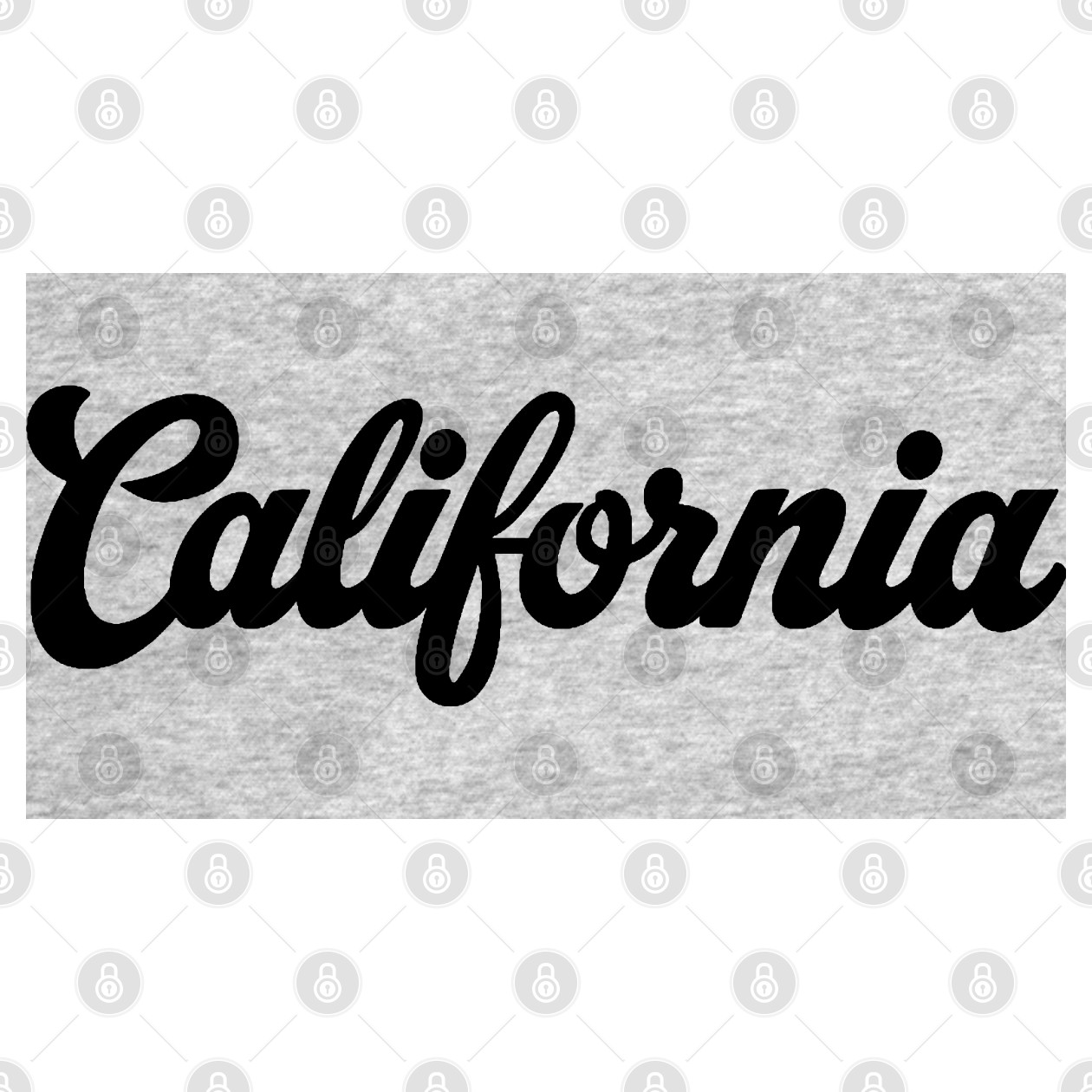 California (Cursive Font) - California - T-Shirt | TeePublic