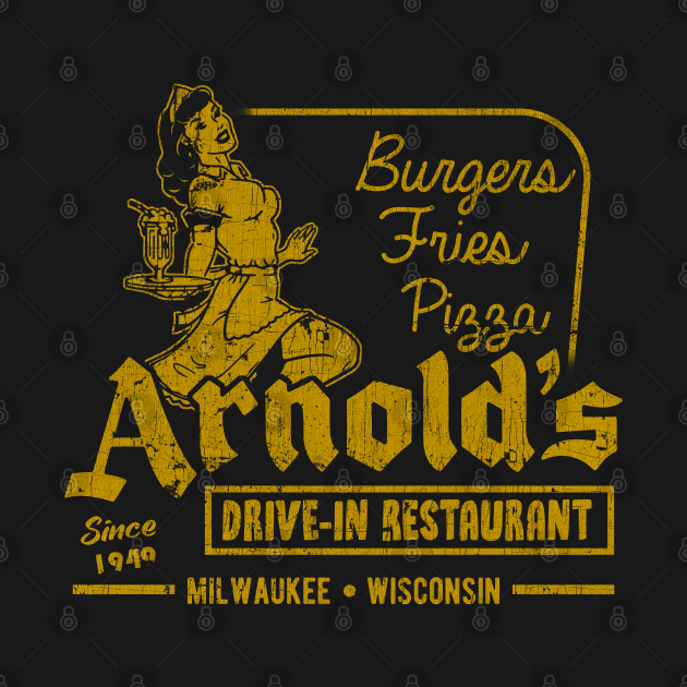 Vintage Arnold's Drive-In Restaurant - Happy Days - T-Shirt | TeePublic