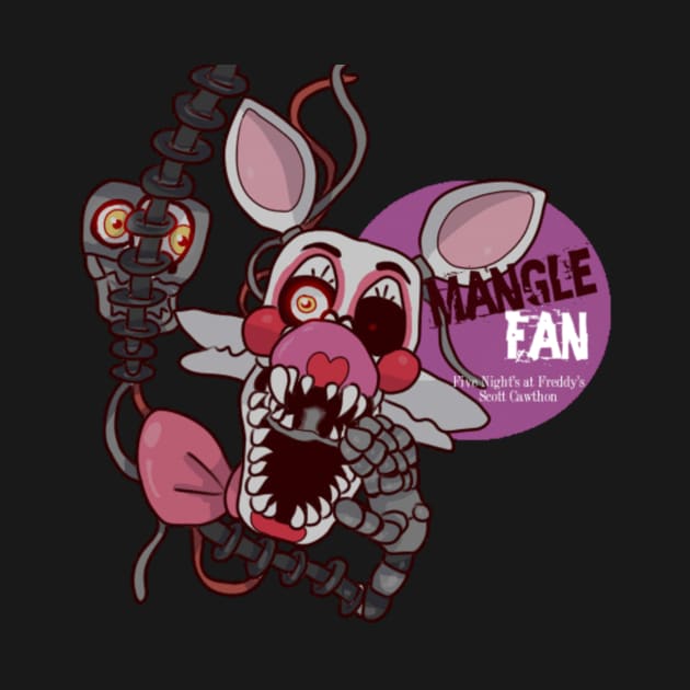 Five Night's at Freddy's Mangle Fan T-Shirt - Five Nights At Freddys 2 ...