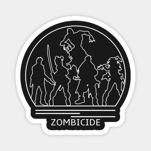 Zombicide Minimalist Line Drawing - Board Game Inspired Graphic ...