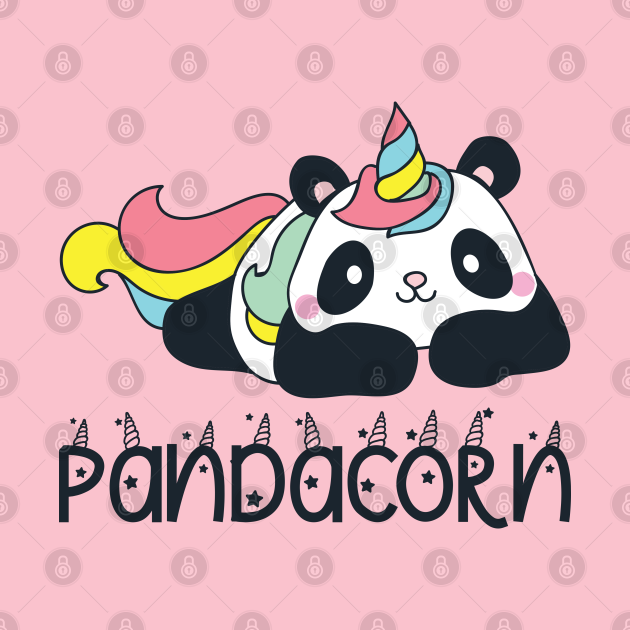 Cute pandacorn - Pandacorn Panda Unicorn Rainbow Unicorn - T-Shirt sold ...