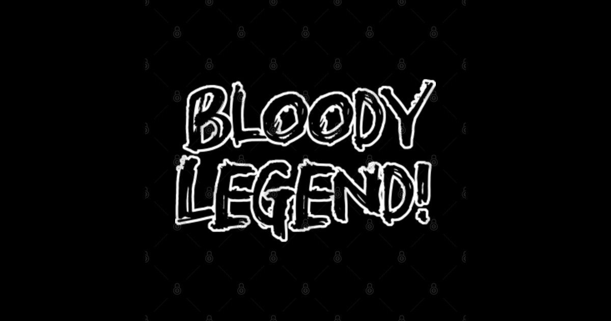 Bloody Legend - Black - Lazarbeam - T-Shirt | TeePublic