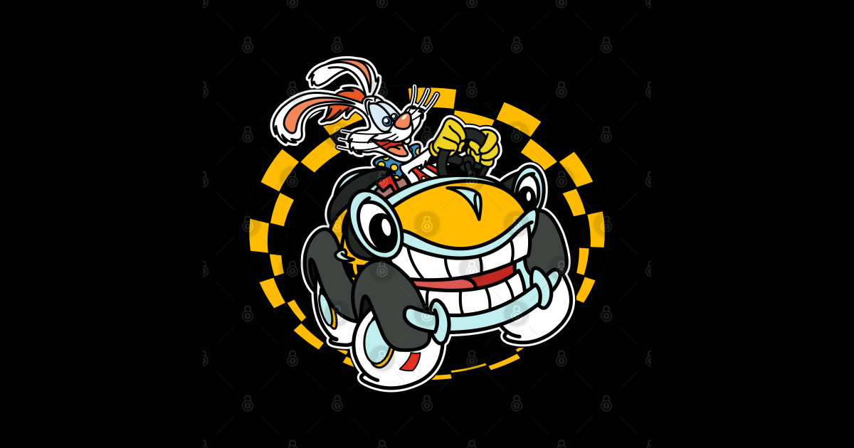 Roger Rabbit & Benny The Cab - Who Framed Roger Rabbit - Sticker ...