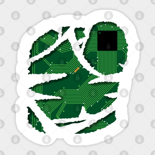 Circuit Board Technics Technology Electronics CPU Computer Shirt Design ...