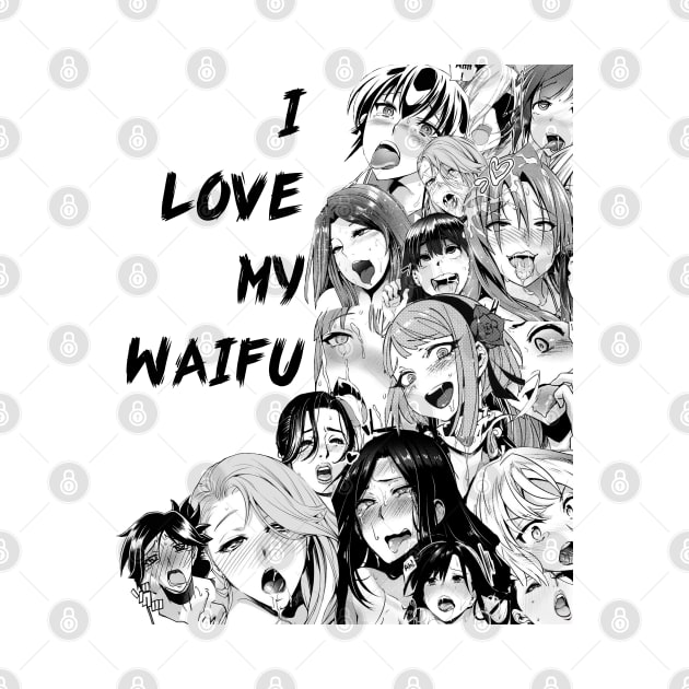 Ahegao Waifu Anime Ahegao T Shirt Teepublic