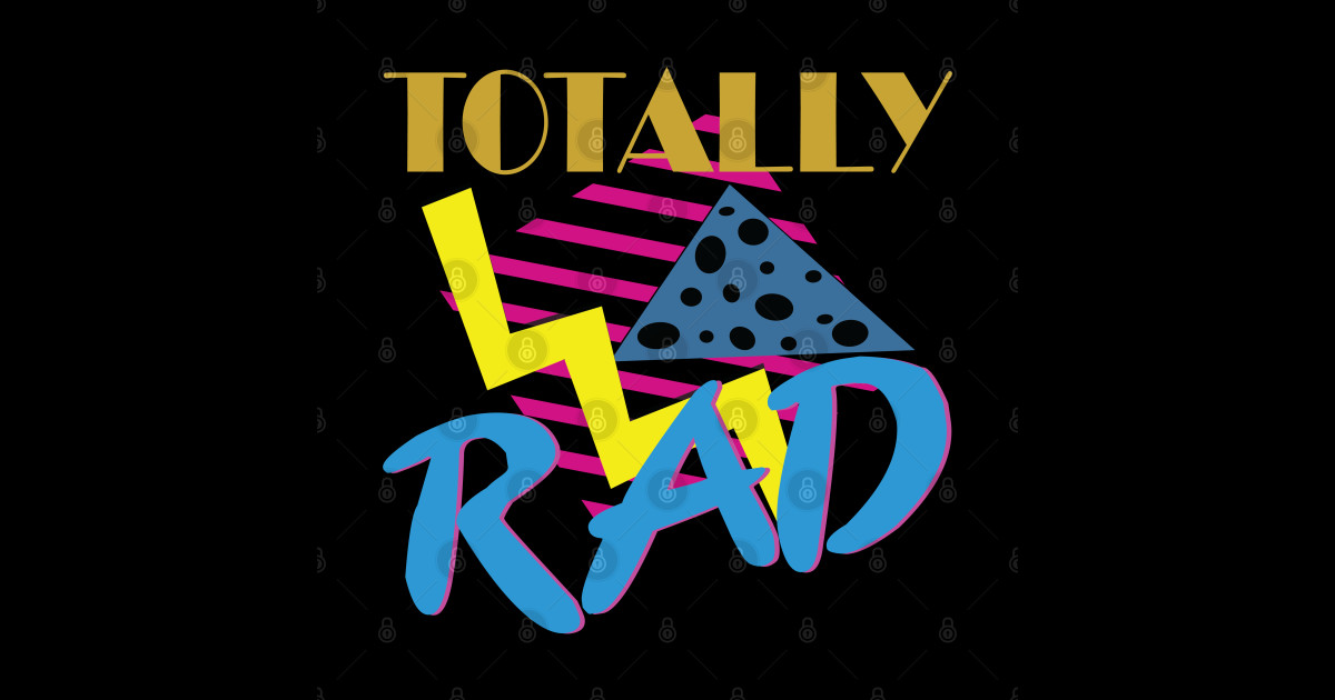 Totally Rad 1980s Vintage Eighties Costume Party - Totally Rad 1980s ...