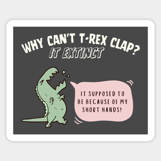 T-Rex Funny Meme - T Rex - Sticker | TeePublic