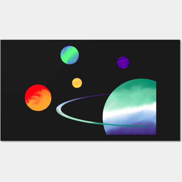 Gay Pride Solar System - Empcaesar - Posters and Art Prints | TeePublic