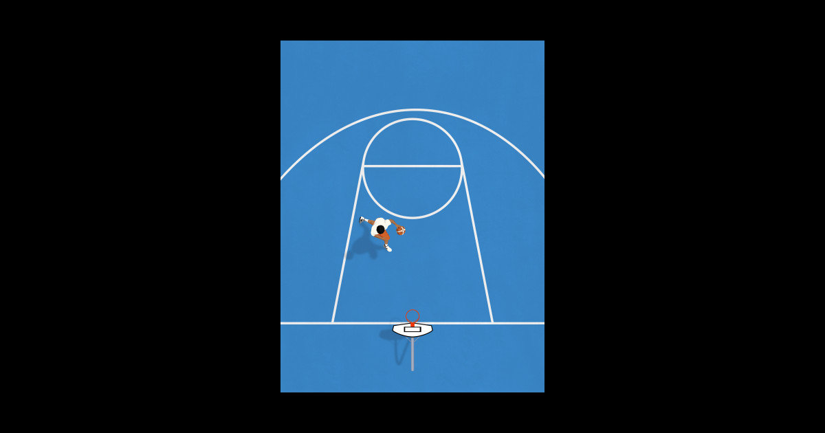 Shoot Hoops | Basketball Artwork - Basketball Gifts - Sticker | TeePublic
