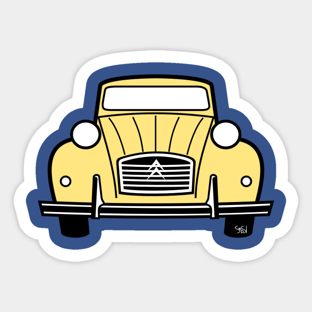 Citroen 2CV - Citroen - Sticker | TeePublic