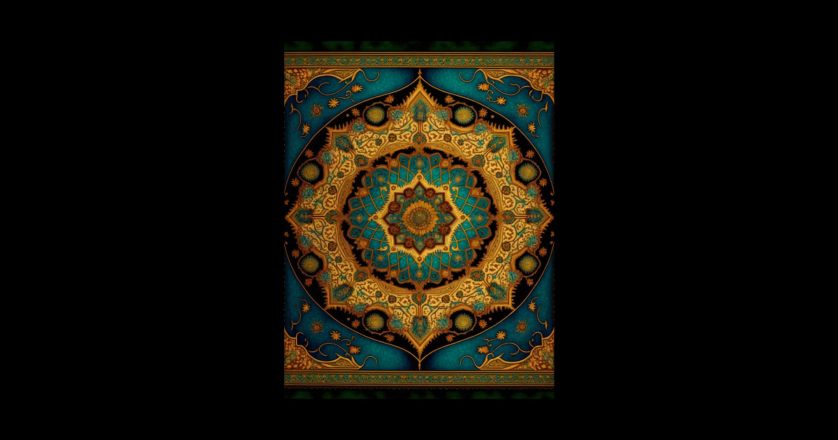 Persian carpet design 10 - Persian Carpet Design - Posters and Art ...