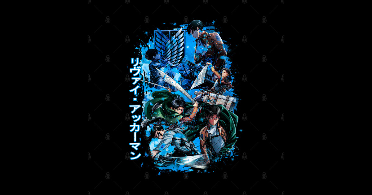 Captain Levi Anime Fanart - Levi Ackerman - Posters and Art Prints ...