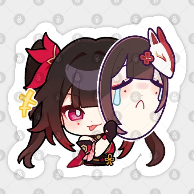 Honkai Star Rail Chibi Sparkle - Honkai Star Rail - Sticker | TeePublic