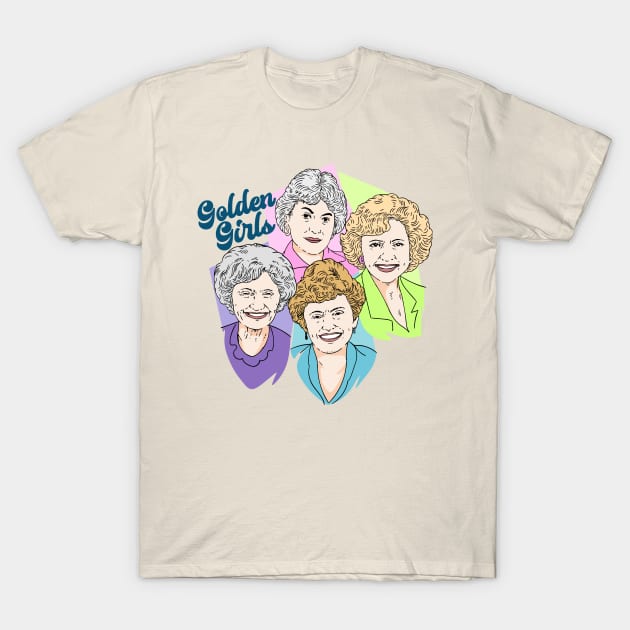 The Golden Girls Squad 80s - Golden Girls - T-Shirt | TeePublic