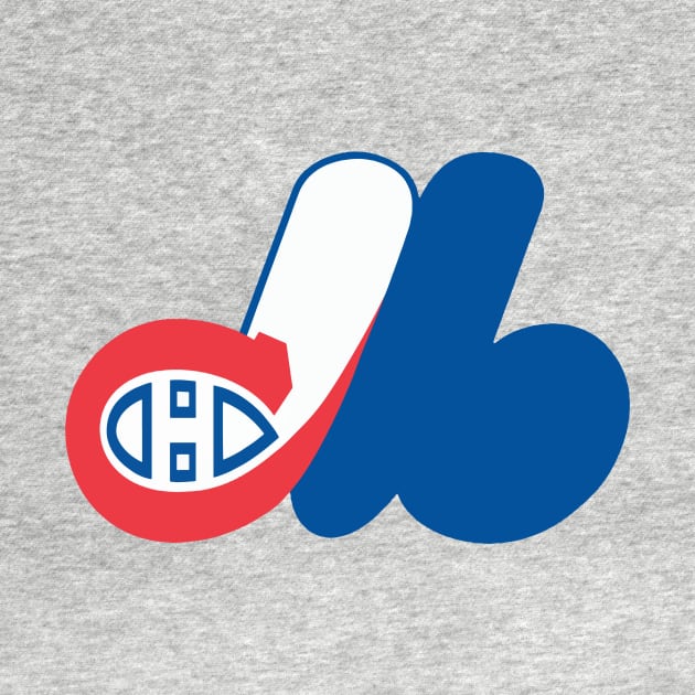 Habs - Logo Mashup - Montreal Canadiens - T-Shirt | TeePublic