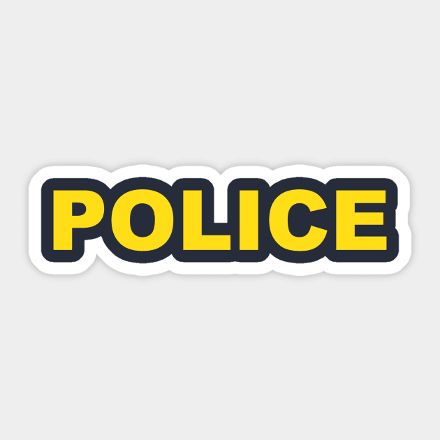 Police - Policeman - Sticker | TeePublic