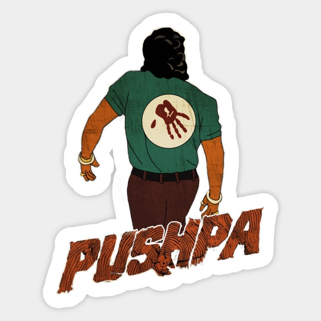 Pushpa 2 Allu Arjun - Movie Art - Sticker | TeePublic