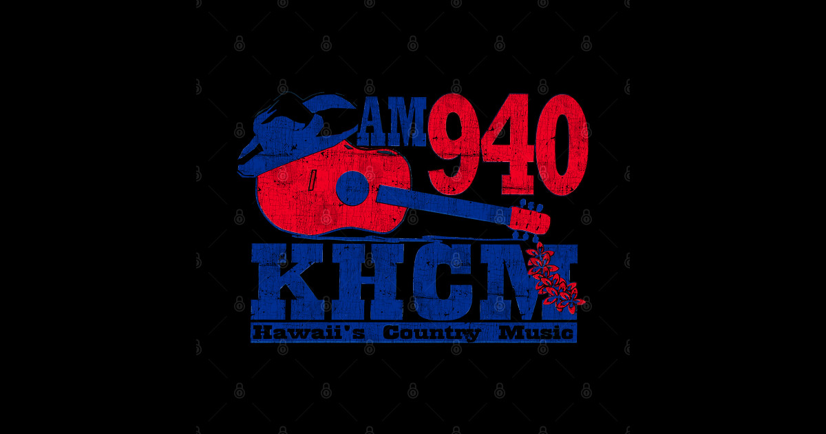 KHCM Hawaii / 80s Defunct Radio Station - Defunct - Sticker | TeePublic