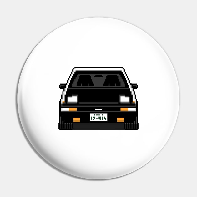 Initial D Toyota Sprinter Trueno AE86 Pixel Art 1 - Initial D - Pin ...
