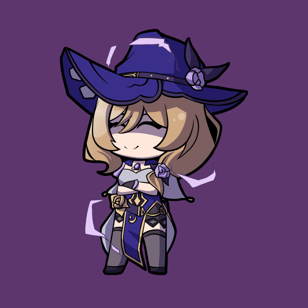 Chibi Lisa - Genshin Impact - Genshin Impact - Tapestry | TeePublic