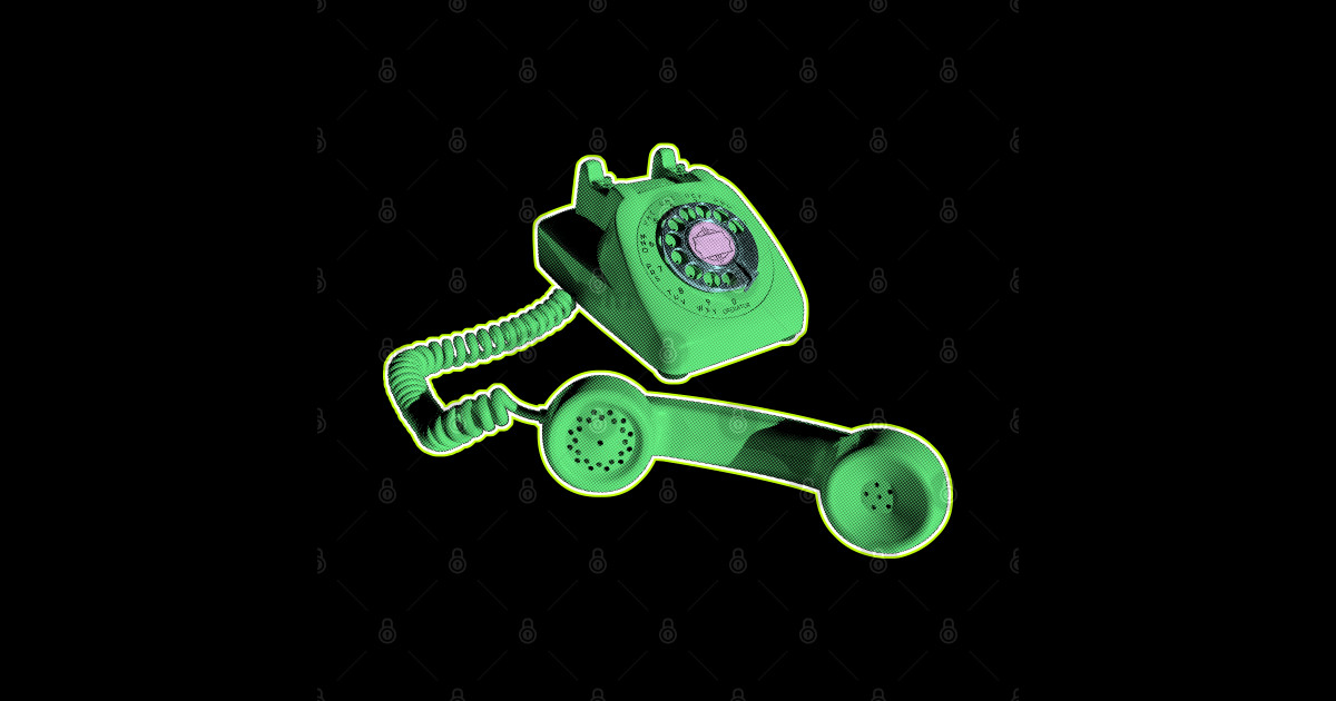Off the Hook - Telephone - Sticker | TeePublic