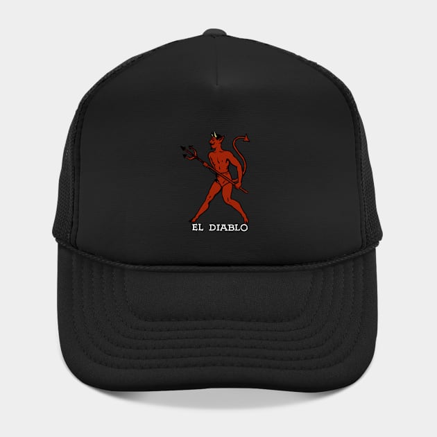 El Diablo - Vintage Devil Satan Design Tattoo - El Diablo - Hat | TeePublic