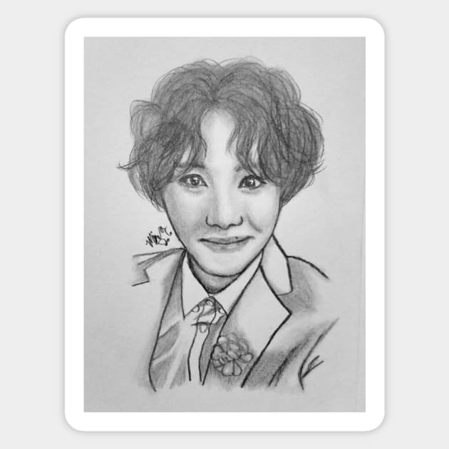 J-Hope 1 - Jhope - Sticker | TeePublic