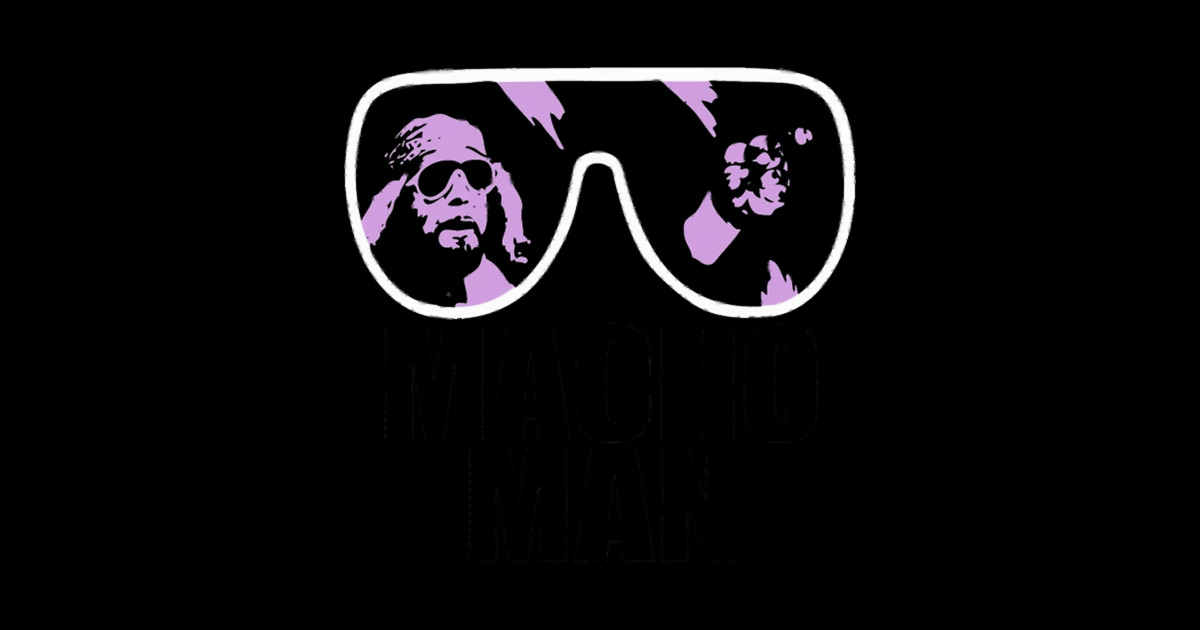 Macho Man Randy Savage Crimson - Macho Man - Sticker | TeePublic