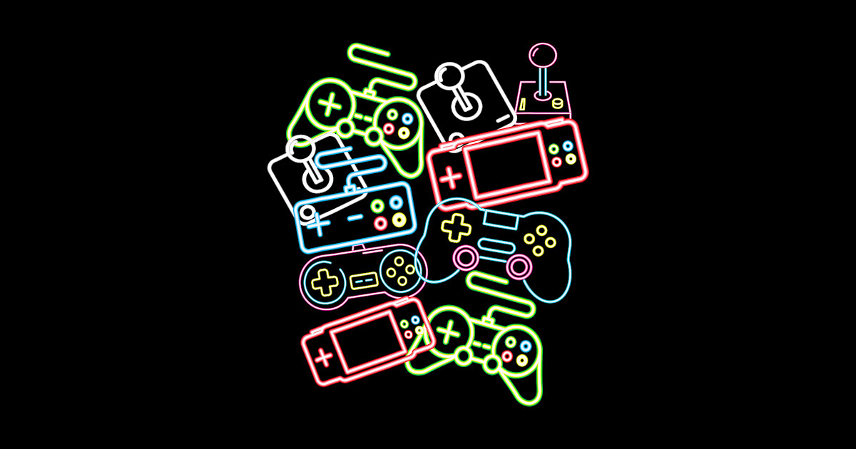 Control Video Game Controller 80's - Controller 80s - Sticker | TeePublic