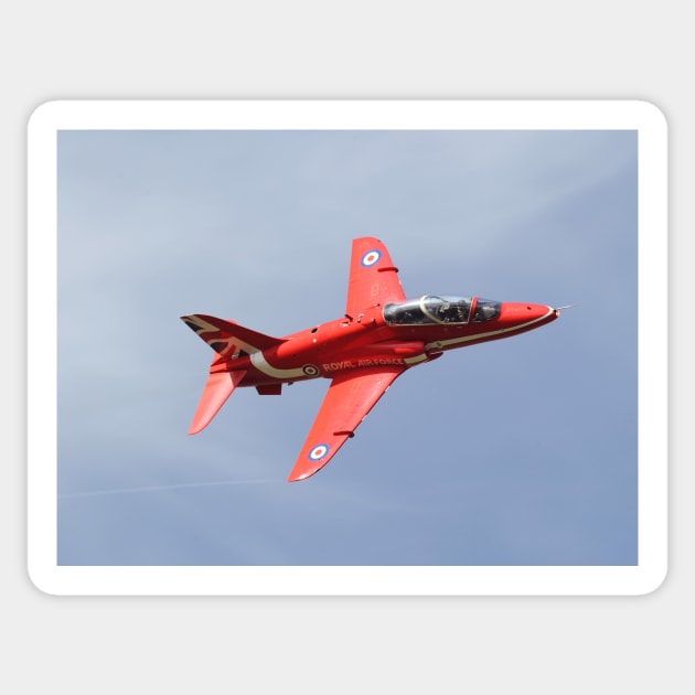 RAF Red Arrow Hawk - Raf - Sticker | TeePublic