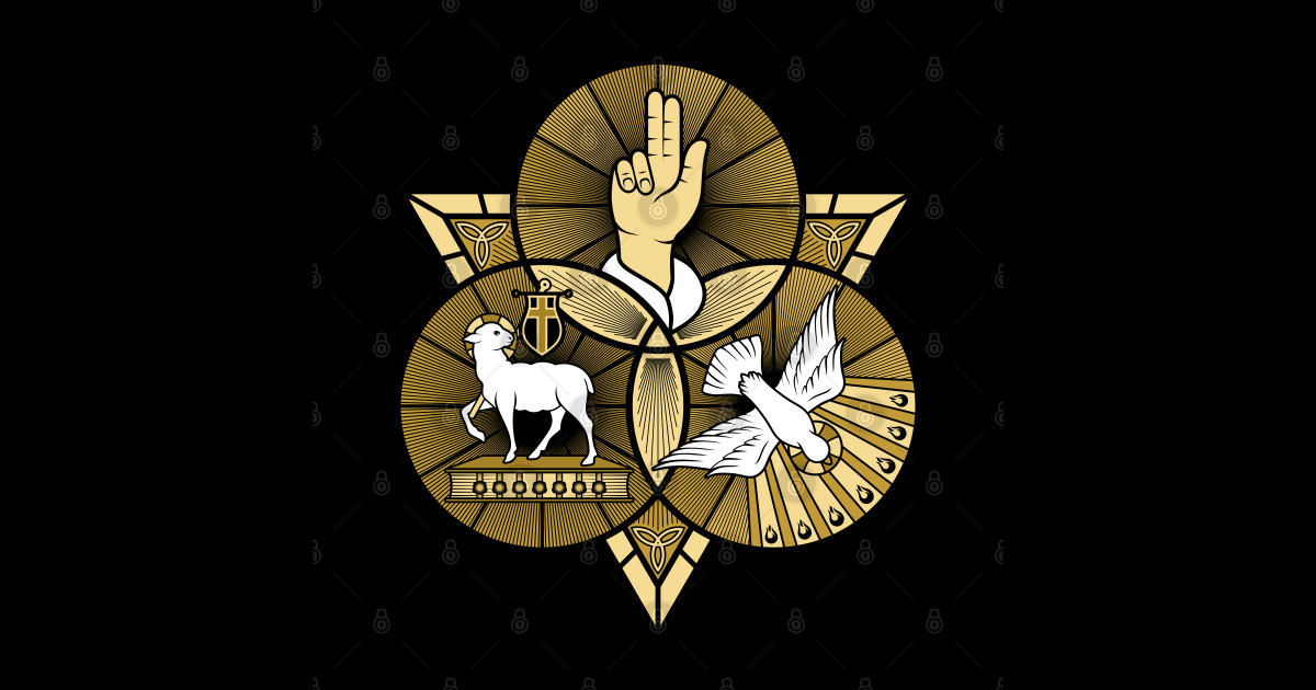 The magnificent seal of the Holy Trinity - Holy Trinity - Sticker ...