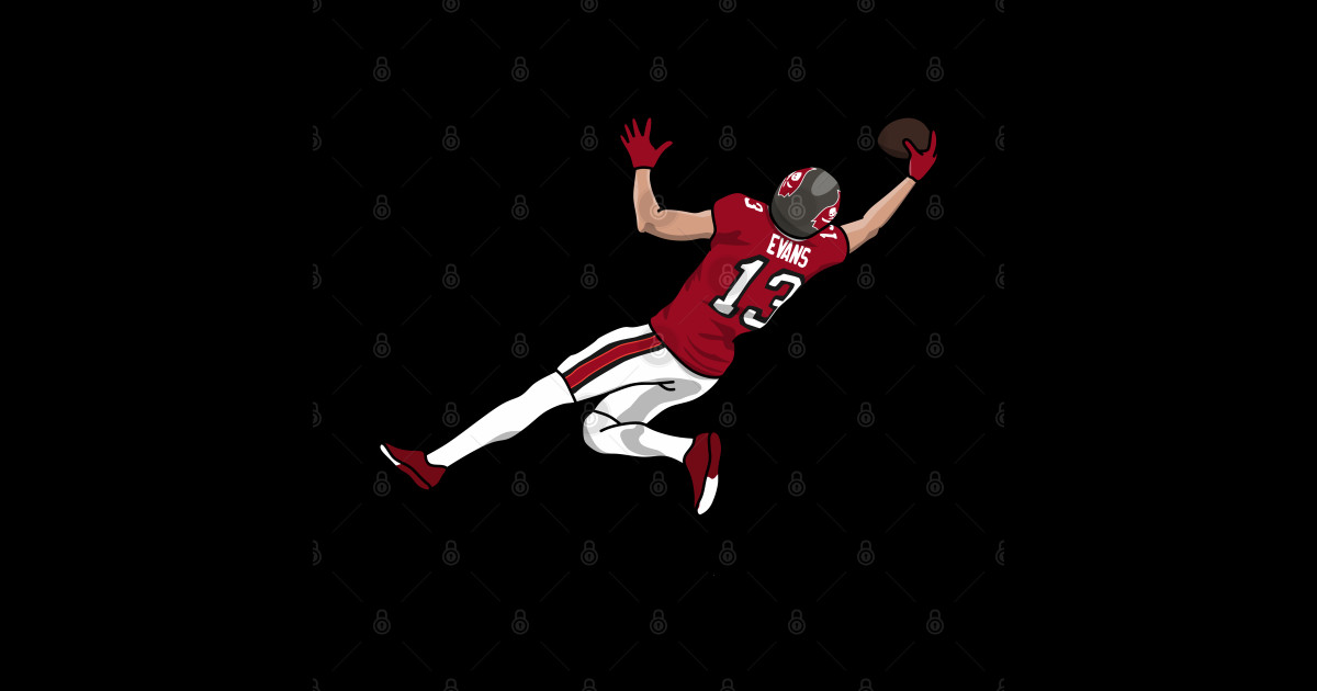 one hand catch - Mike Evans - Sticker | TeePublic