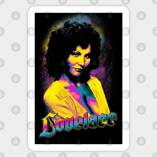Lovelace Retro Cult Movie - Retro - Sticker | TeePublic