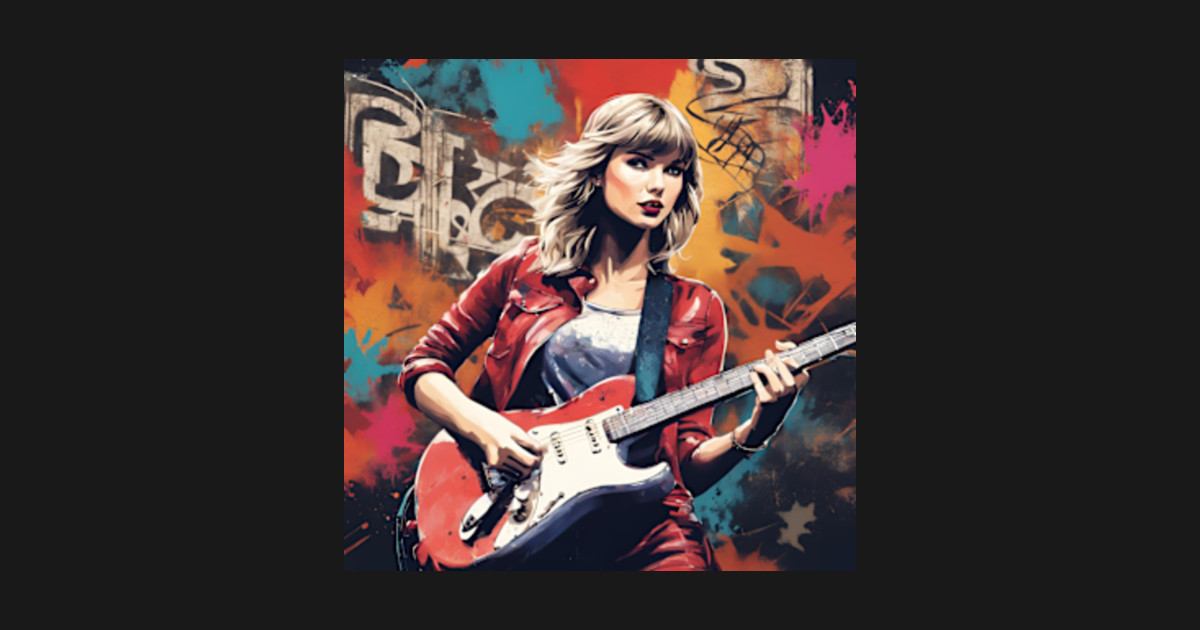 Taylor swift fan made graffiti - Taylor Swift - T-Shirt | TeePublic