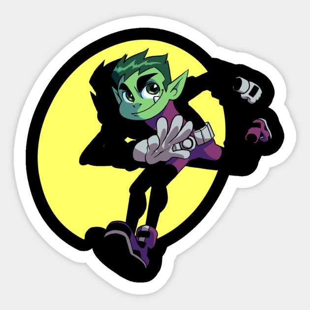 Beastboy - Teen Titans - Sticker | TeePublic