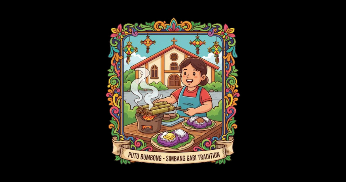 PUTO BUMBONG - SIMBANG GABI TRADITION - Christmas - Posters and Art ...