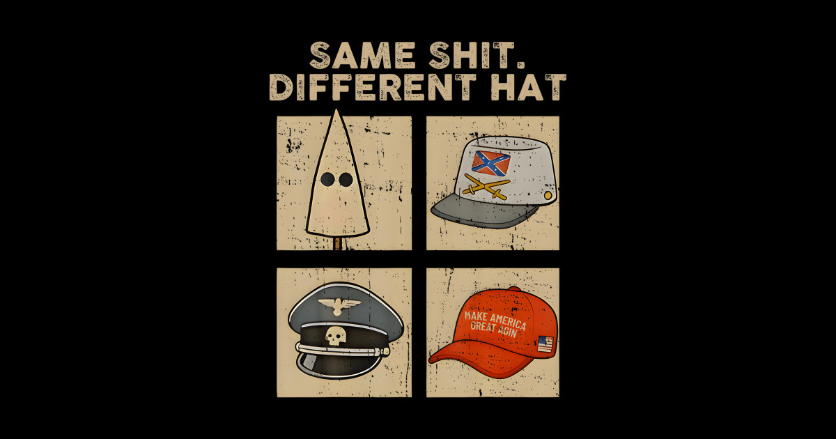 Same Different Hat For - Vintage Funny Saying - Sticker | TeePublic