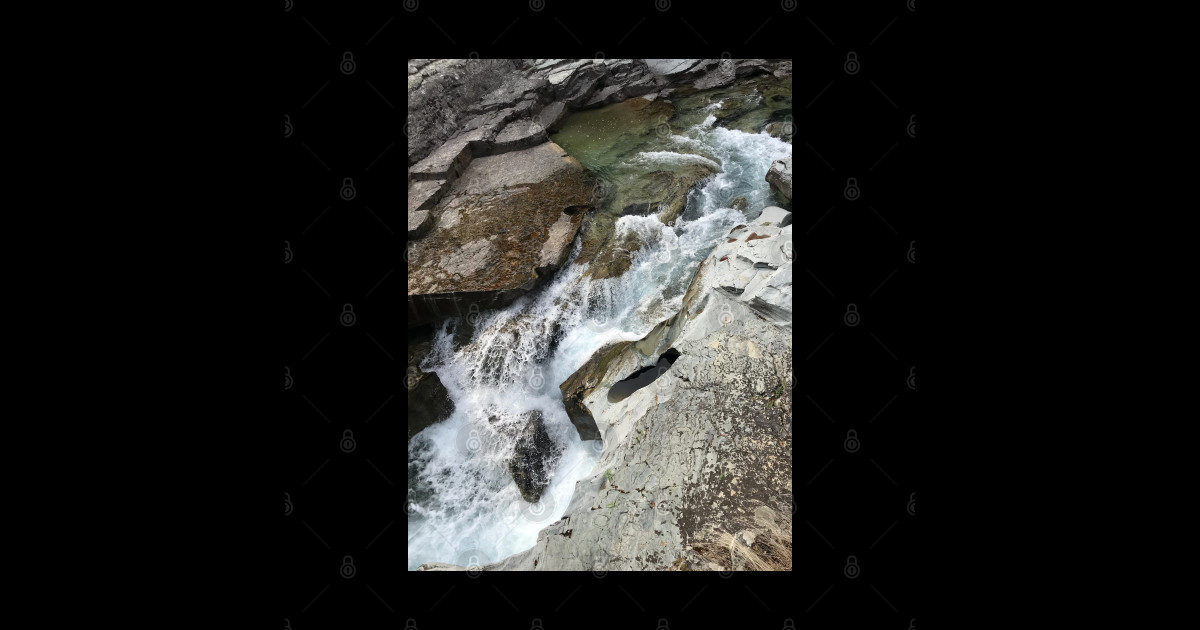 White Water Stream - Stream - Sticker | TeePublic