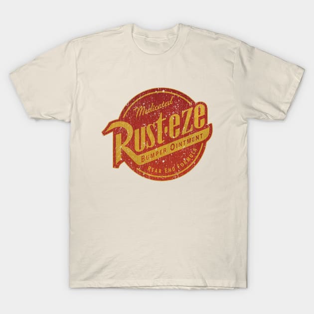 Rust-eze Bumper Ointment 1990 Vintage - Auto Racing - T-Shirt | TeePublic