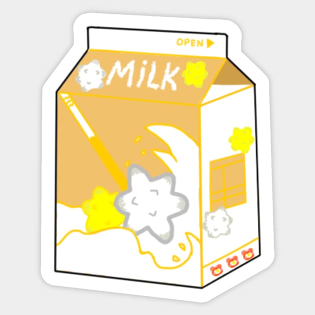 Star milk - Star - Sticker | TeePublic