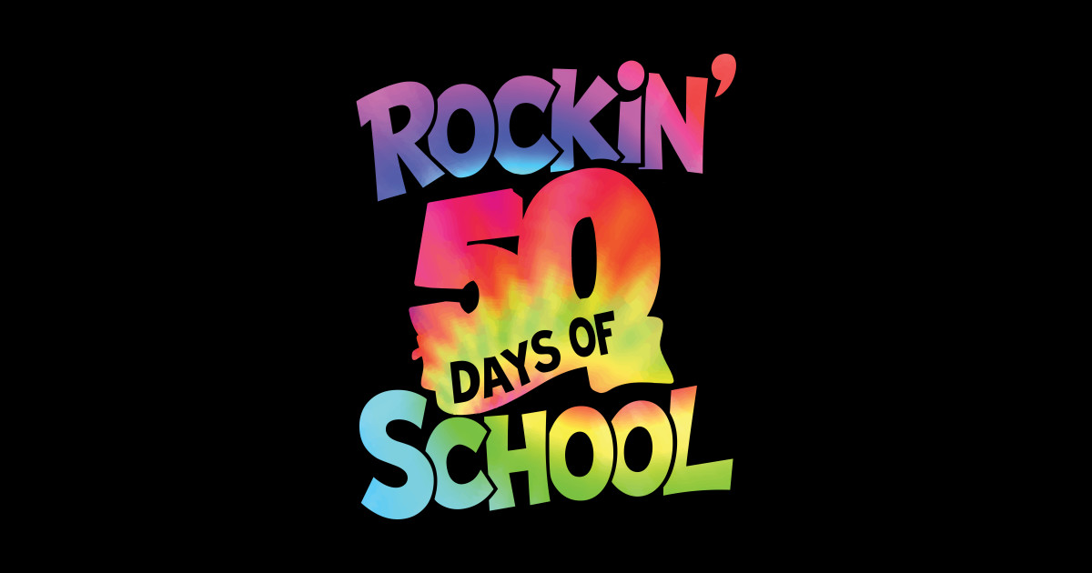 Rockin 50 Days of School 50 Days Smarter T-Shirt - 50 Days Of School ...