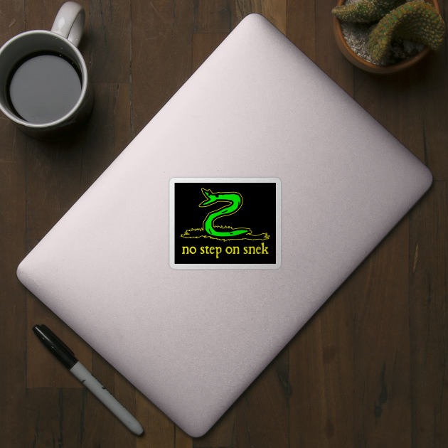 no-step-on-snek - No Step On Snek - Sticker | TeePublic