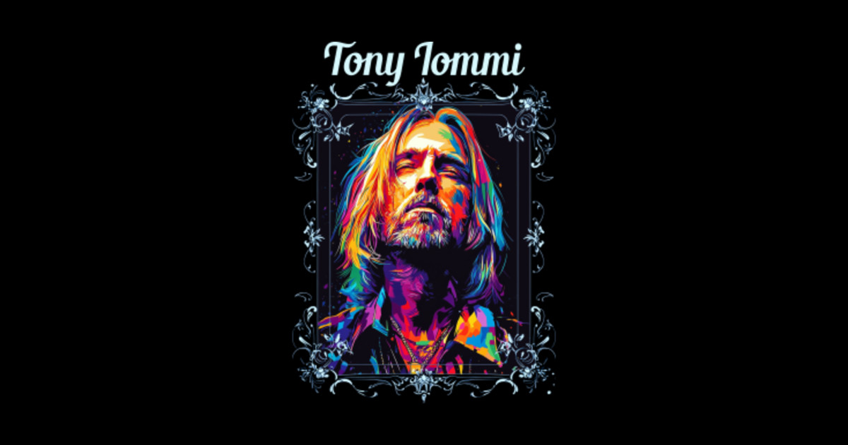 TONY IOMMI MUSICIAN FAN ART - Tony Iommi Musician Fan Art - Sticker ...