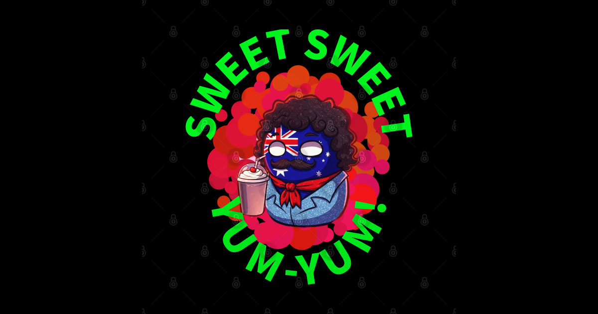 Australia Eurovision 2025 Milkshake Man - Milkshake Man - Sticker ...