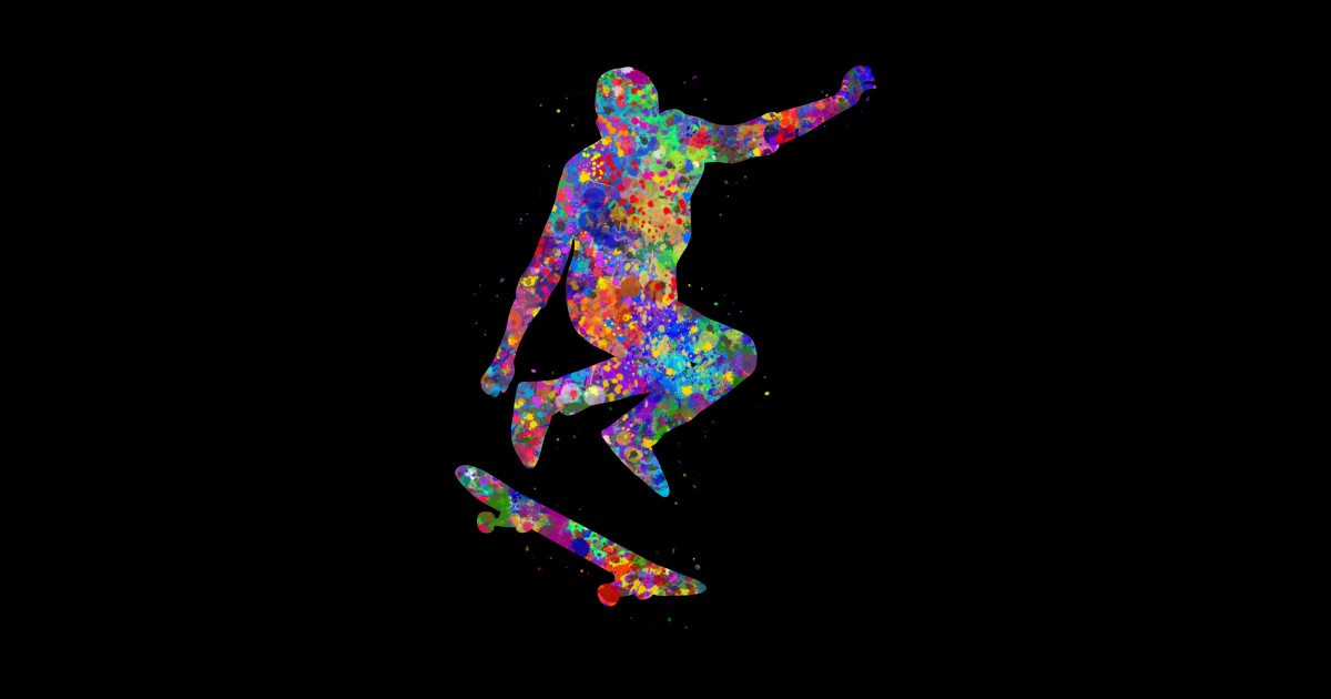 Skater boy - Skateboard - Sticker | TeePublic