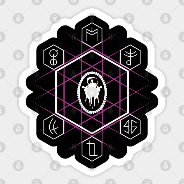 Rune Spell Agatha - Wandavision - Sticker | TeePublic