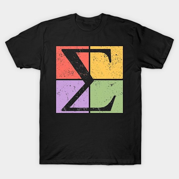 Sigma Pop Art Design - Greek Letter Retro Style - Sigma Male Gift - T ...