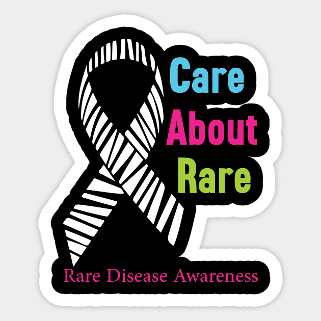 Rare Disease , Rare Disease Ribbon, Awareness , Zebra Awareness, Rare ...